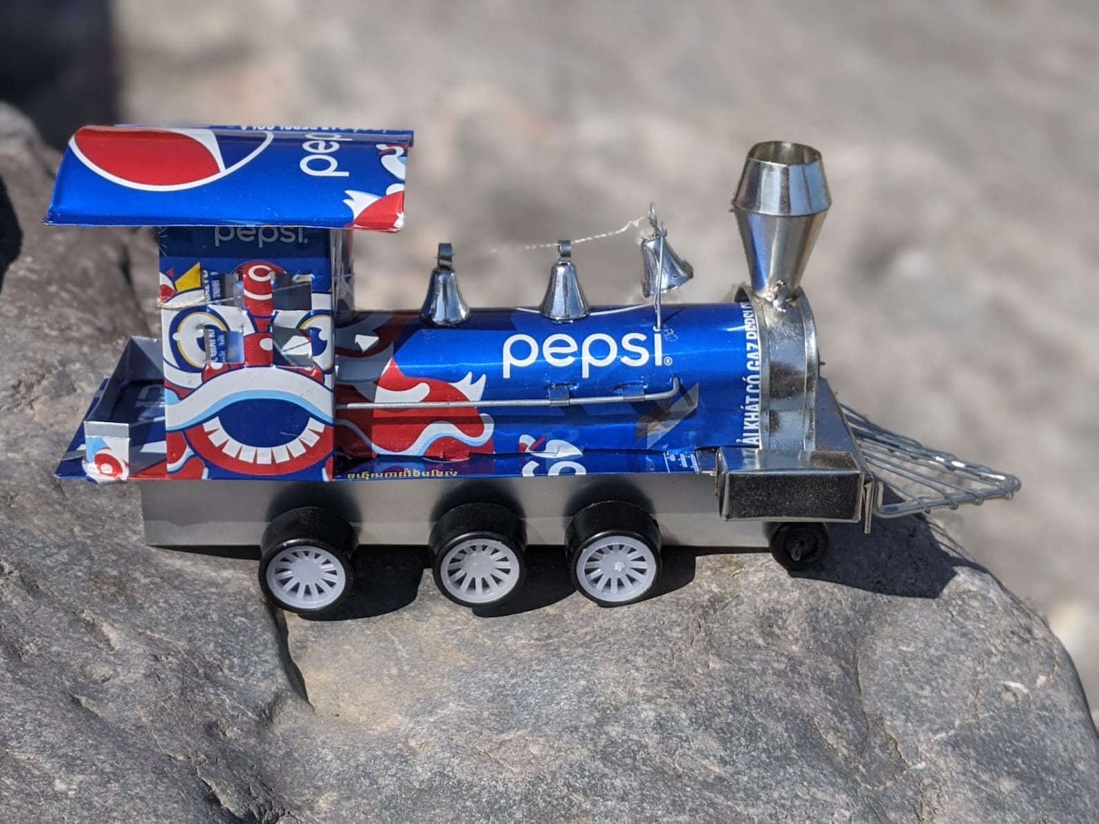 Recycled Tin Can Model: Pepsi Train | Etsy