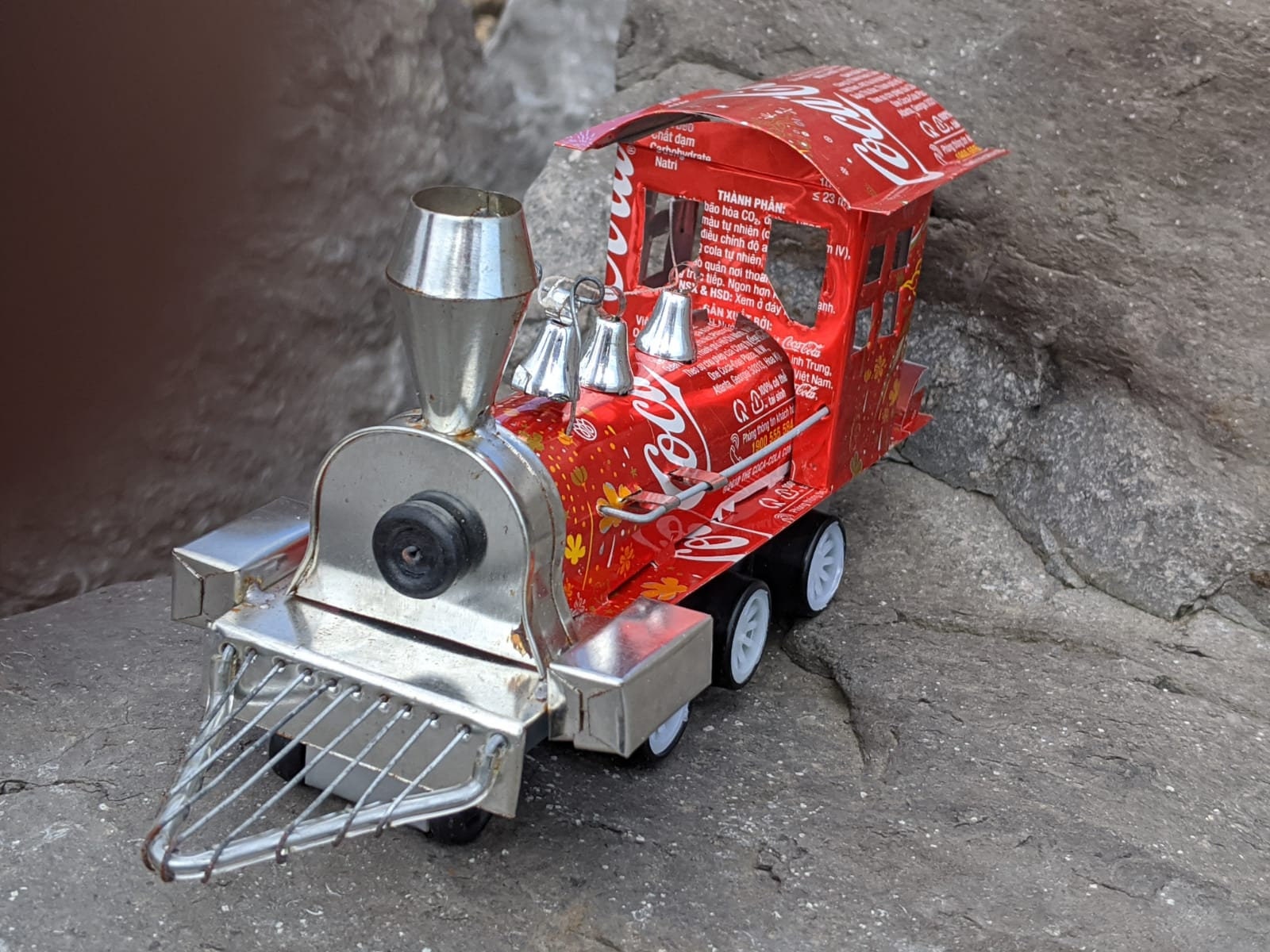 Recycled Tin Can Model: Coke / Coca-cola Train | Etsy