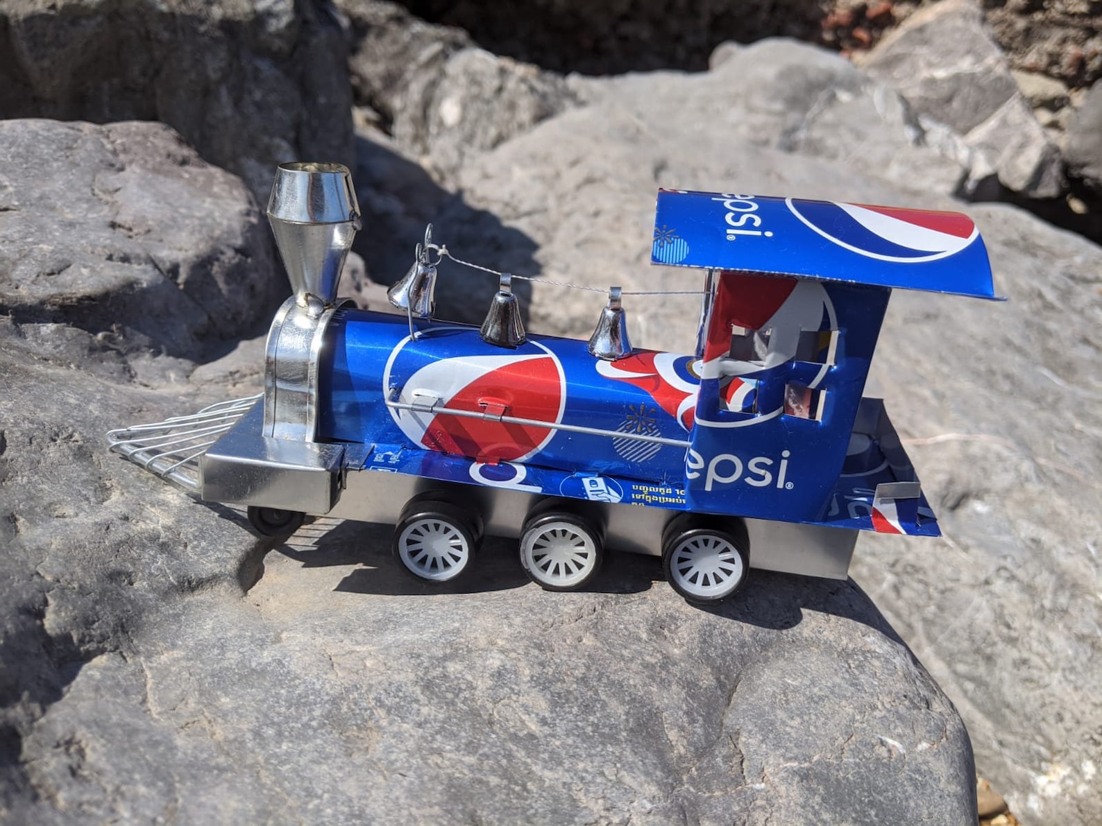 Recycled Tin Can Model: Pepsi Train | Etsy