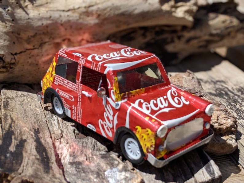 Recycled Tin Can Model: Coke / Coca-cola Mini - Etsy