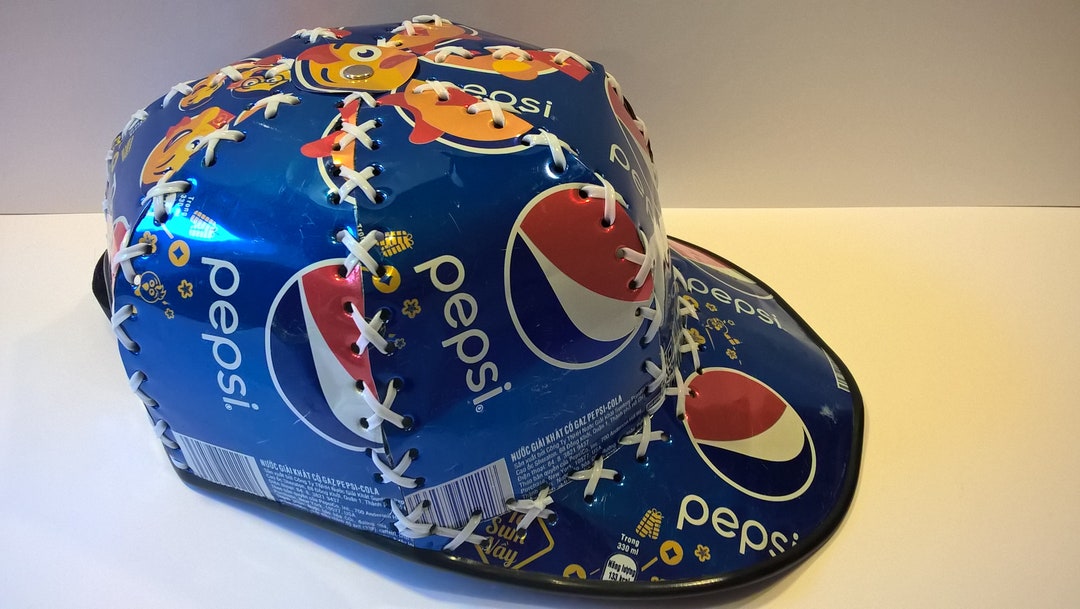 Recycled Tin Can Hat: Pepsi Cap - Etsy