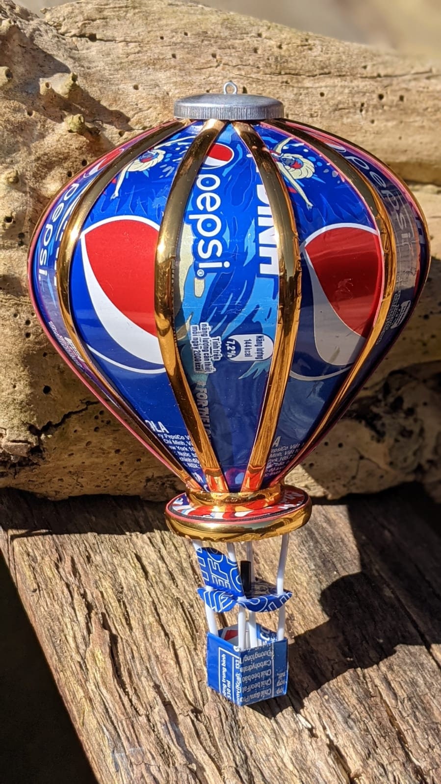 Recycled Tin Can Model:pepsi Hot Air Balloon 1 | Etsy