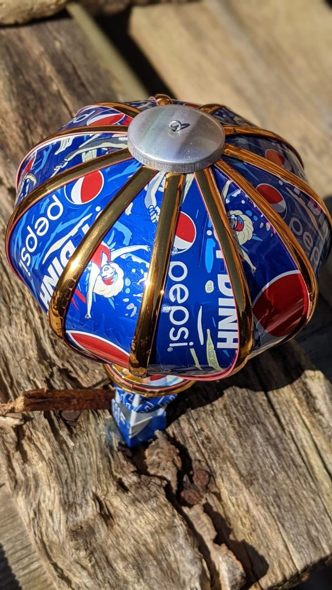 Recycled Tin Can Model:pepsi Hot Air Balloon (1) - Etsy