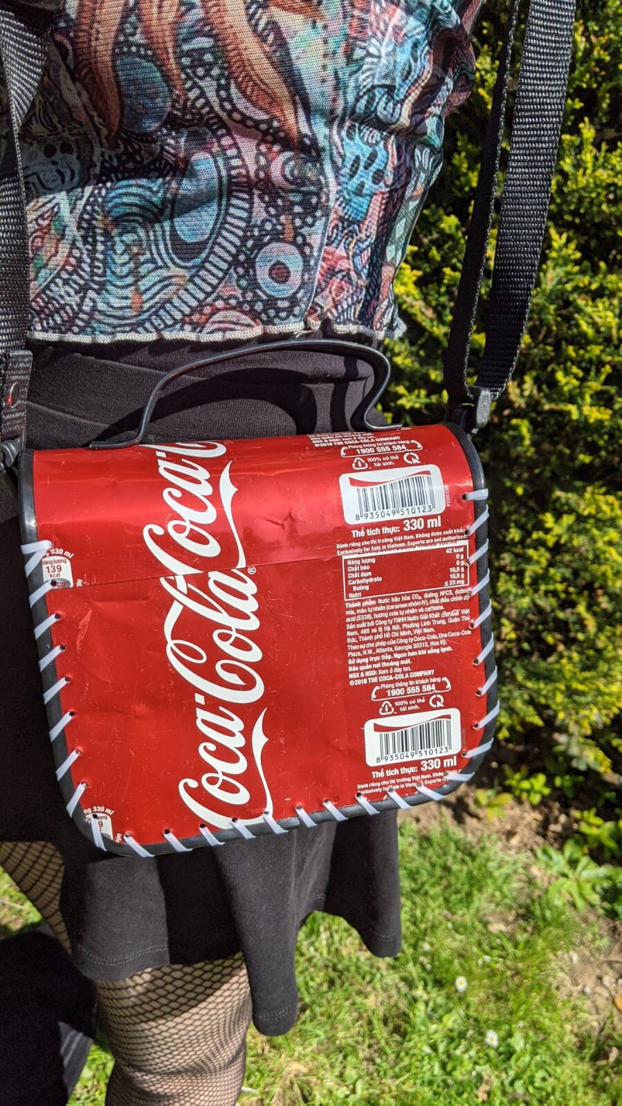Recycled Tin Can Bag: Coke / Coca-cola Shoulder Bag - Etsy