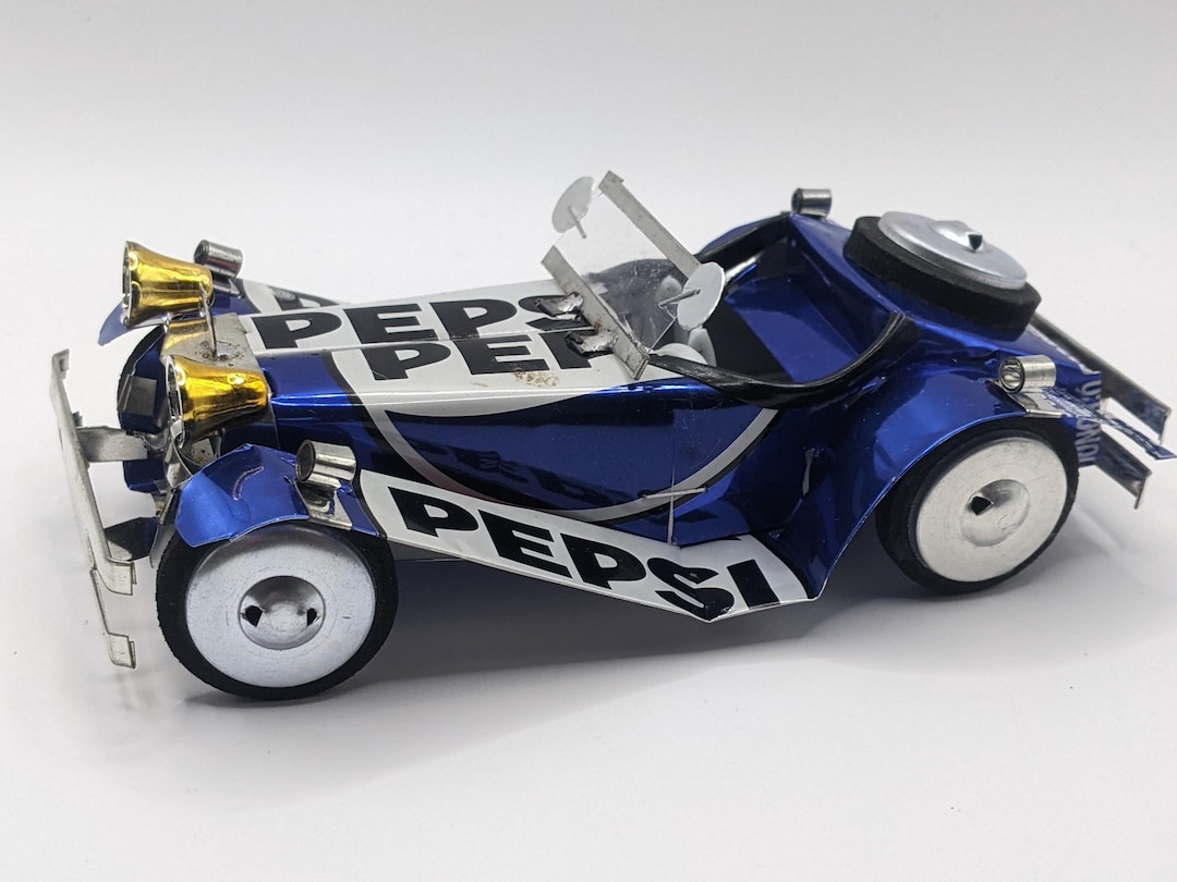 Recycled Tin Can Model: Pepsi Classic Car - Etsy