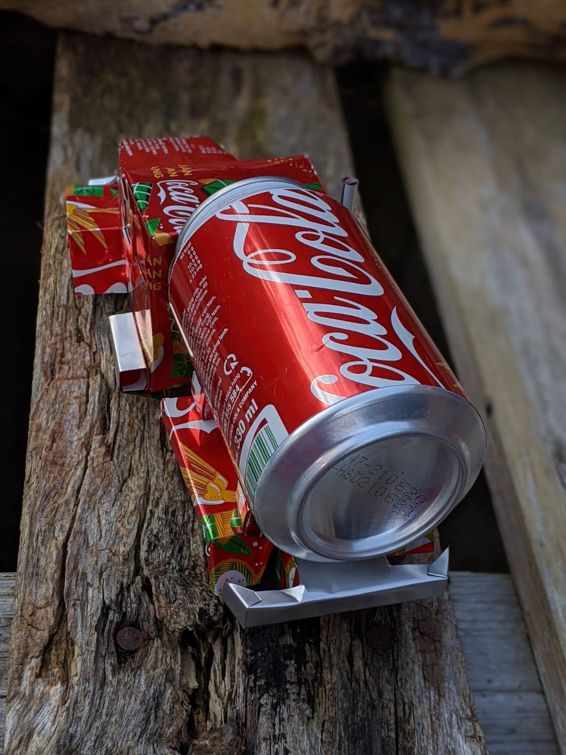 Recycled Tin Can Model: Coke / Coca-cola Truck | Etsy