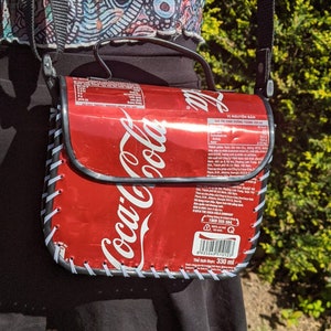 Recycled Tin Can Bag: Coke / Coca-cola Shoulder Bag - Etsy
