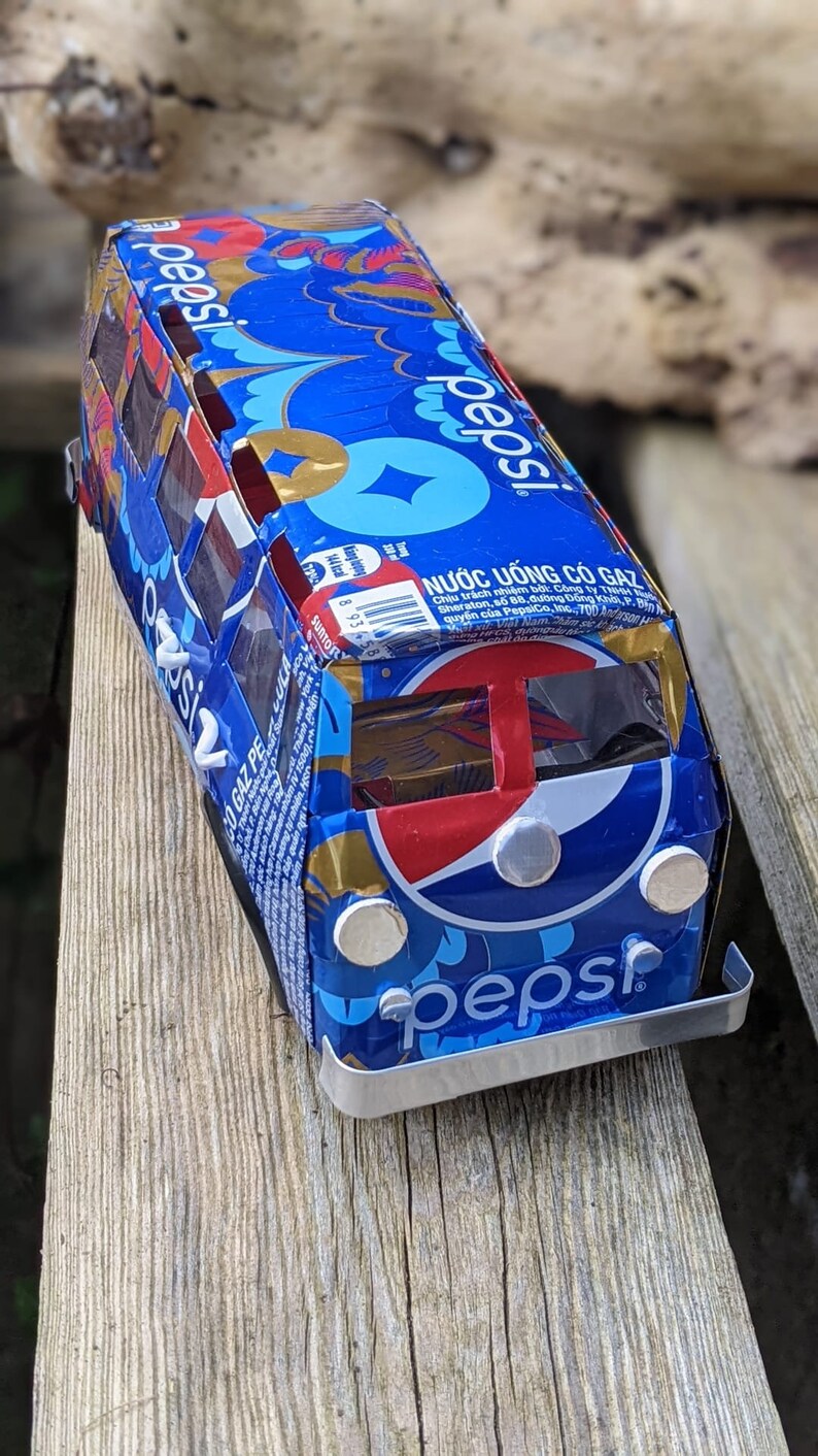 Recycled Tin Can Model: Pepsi / Pepsi-cola VW Camper Van - Etsy