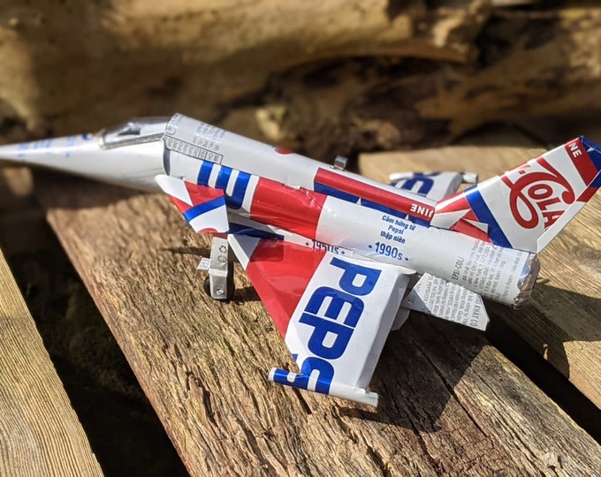 Recycled Tin Can Model: Pepsi Jet Plane - Etsy