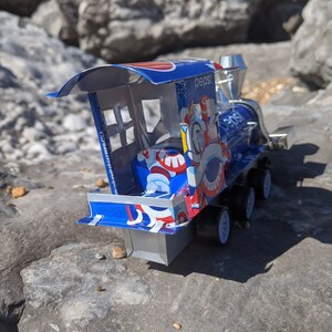 Recycled Tin Can Model: Pepsi Train - Etsy