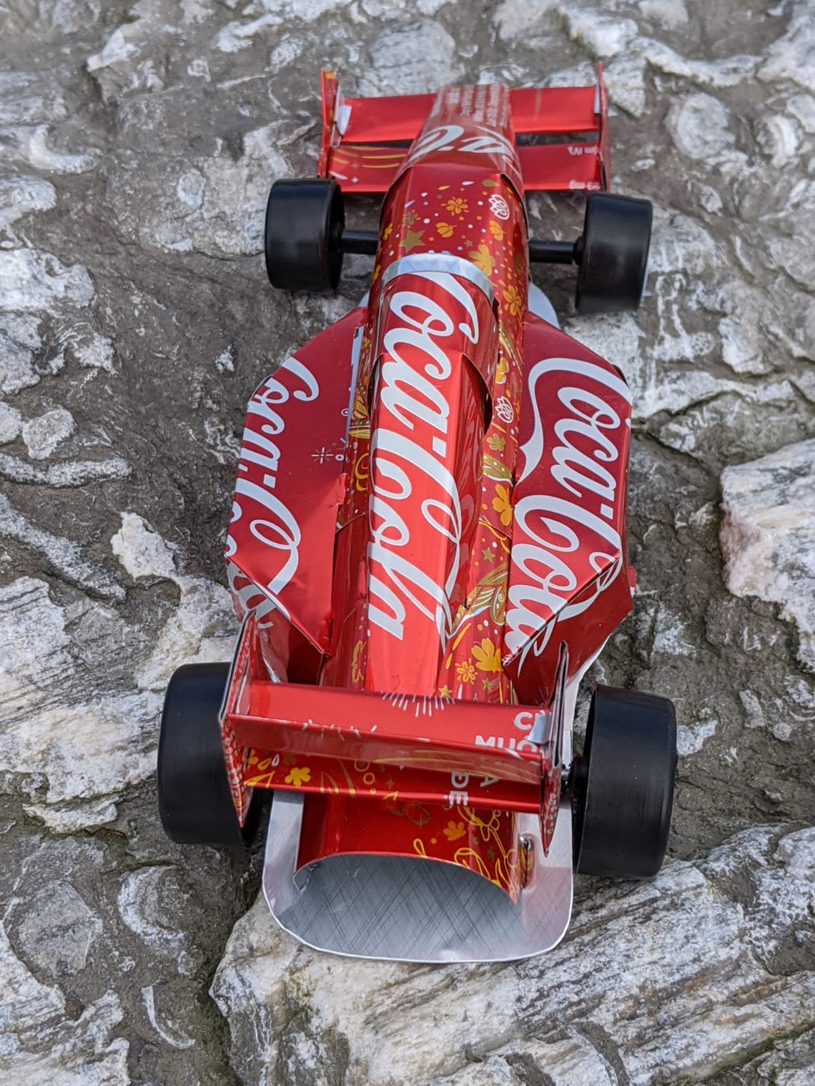 Recycled Tin Can Model: Coke / Coca-cola Formula I Car | Etsy