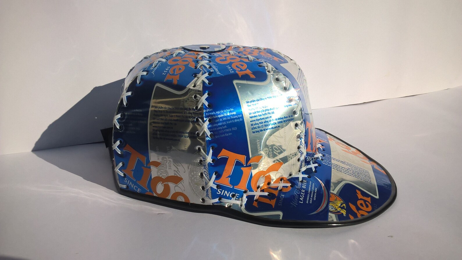 Recycled Tin Can Hat: Tiger Beer Cap | Etsy