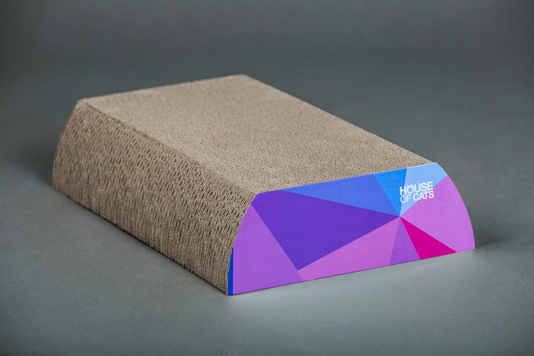Scratching Post Flat Triangle From House of Cats - Etsy UK