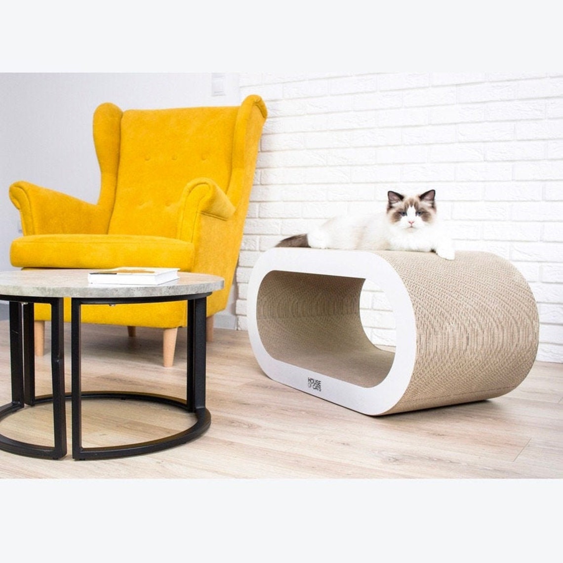 Huge Scratching Post Bench From House of Cats - Etsy