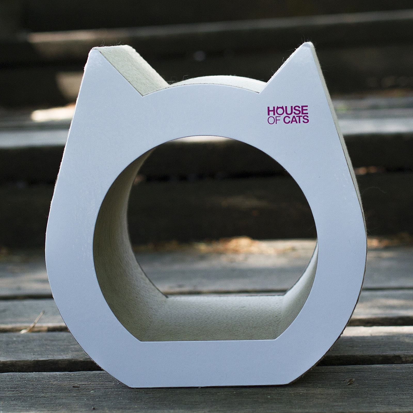 Scratching Post Small Cat White From House of Cats - Etsy