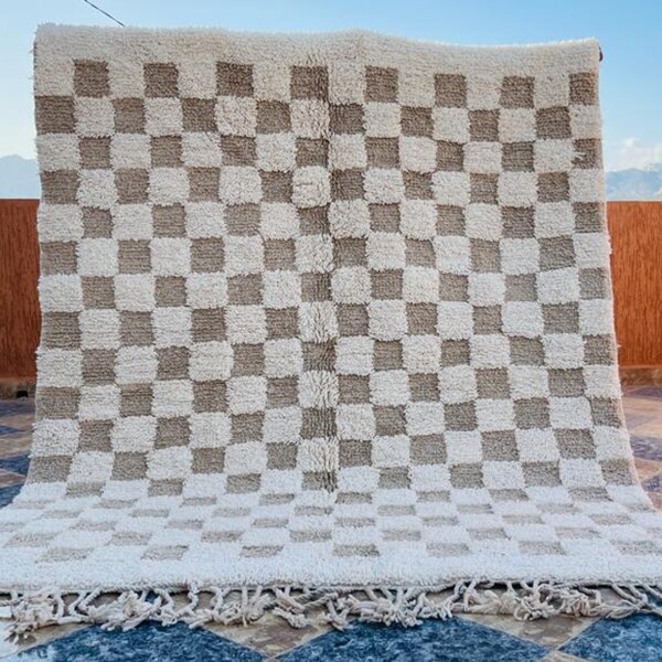 Moroccan Checkered Rug - Etsy