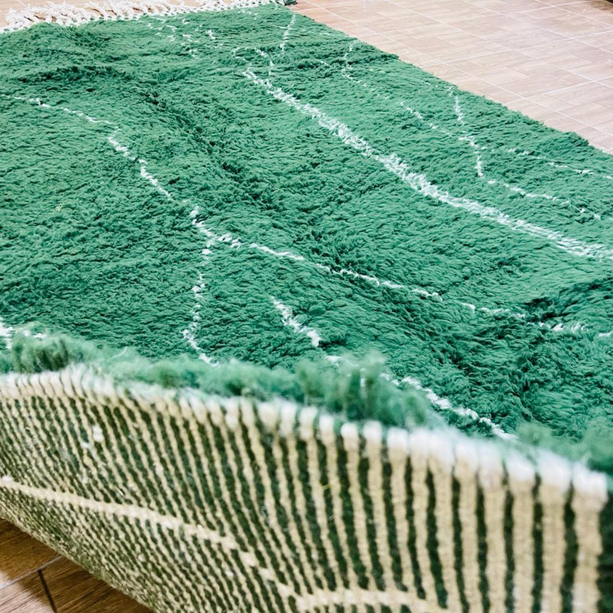 Moroccan Green Rug Berber Rug Handmade Rug Moroccan Area Rug Morocco ...