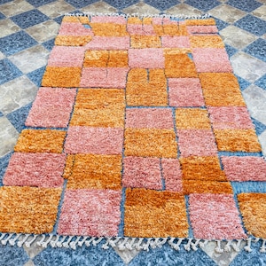 Costum Moroccan Colorful Rug, Authentic Moroccan Rug, Berber Carpet ...