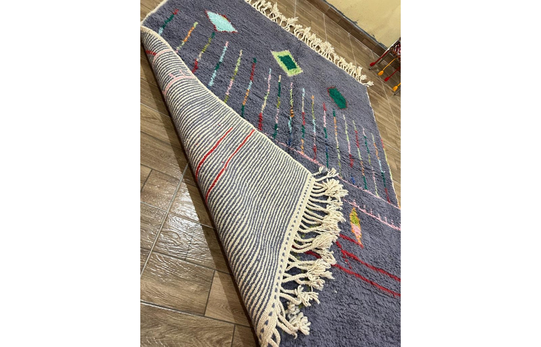 Moroccan Rug Handmade Moroccan Area Rug Beni Ourain Rug Moroccan Berber ...
