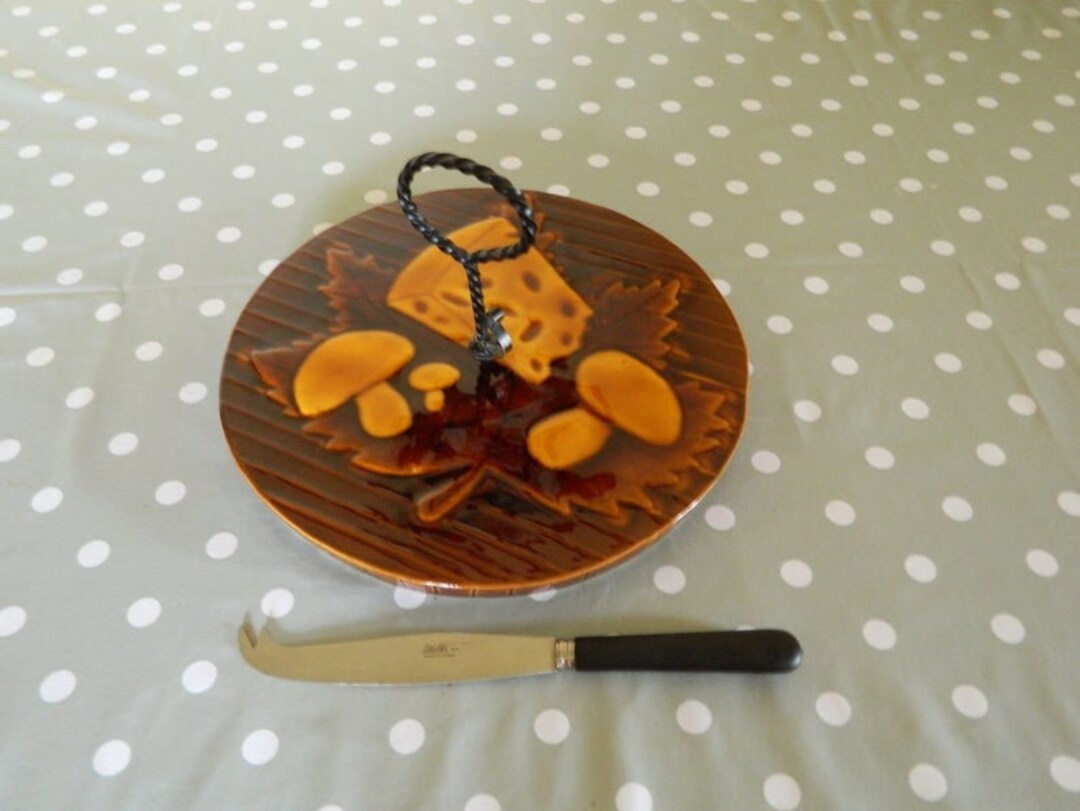 Fromage Plate Mushroom Design Cheese Boards Cheese Plate - Etsy