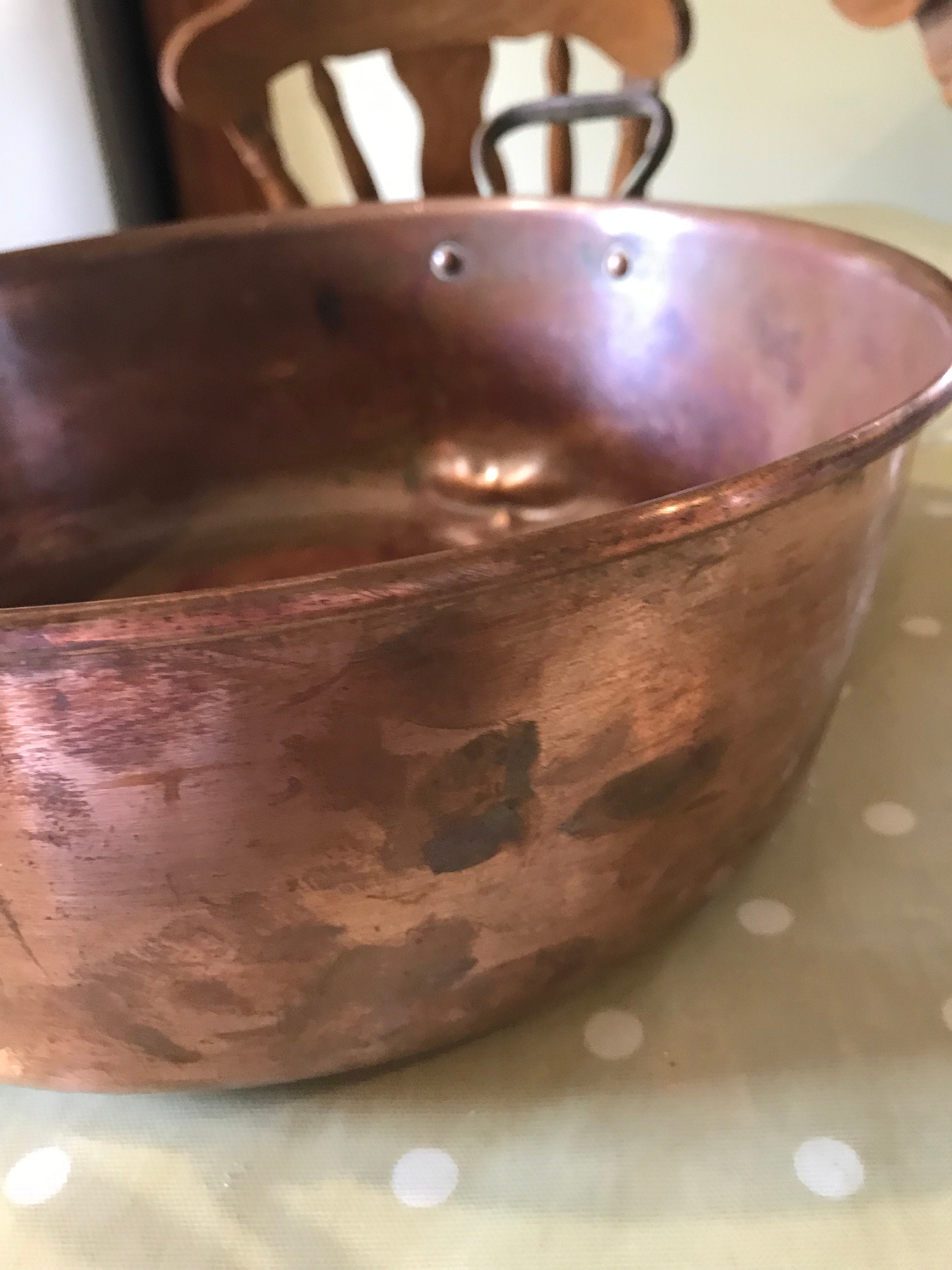 Copper Jam Pan, Jam Pan, Copper Kitchen Decor, Copper Pan, French ...