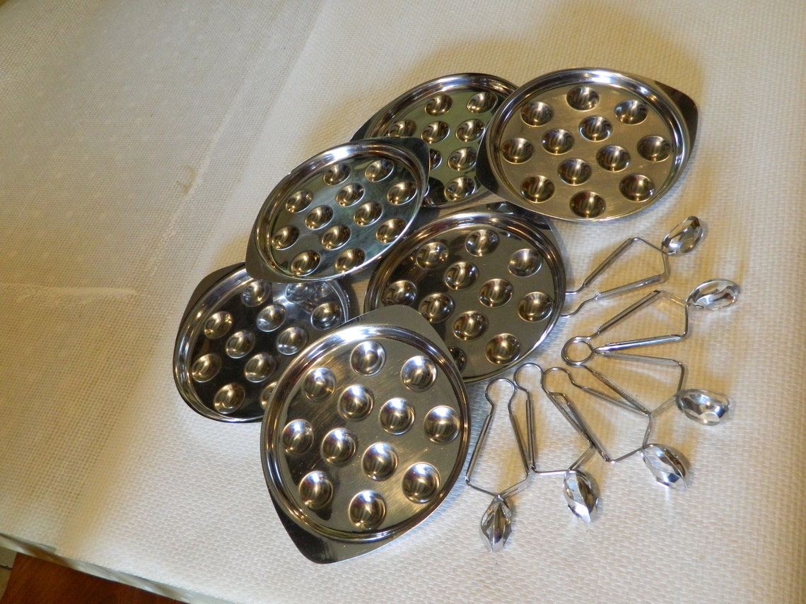 Escargot Dishes Escargot Dish French Escargot Set of Six - Etsy