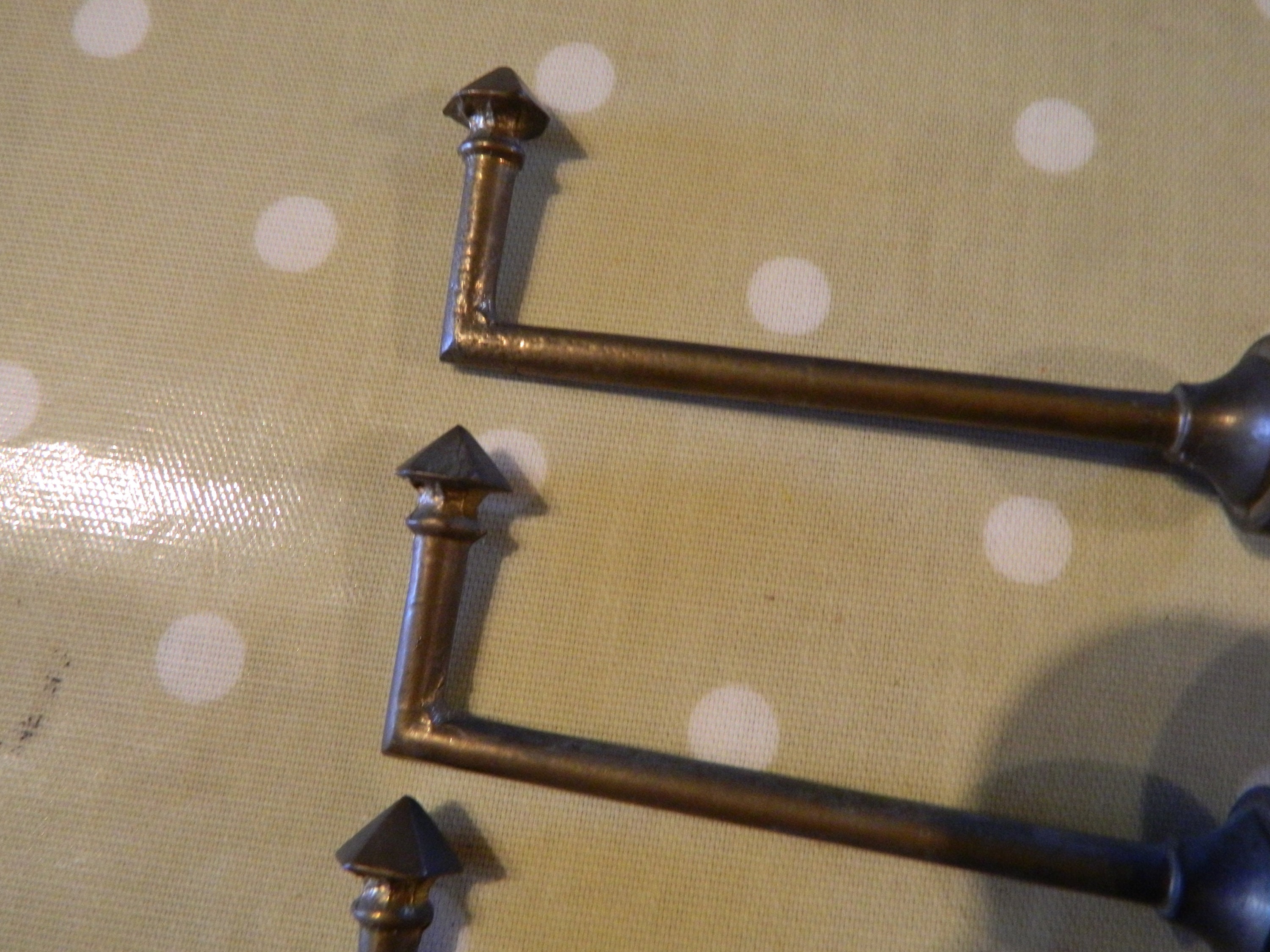 Brass Tie Backs Brass Drapery Rods Vintage Brass Tie Backs | Etsy