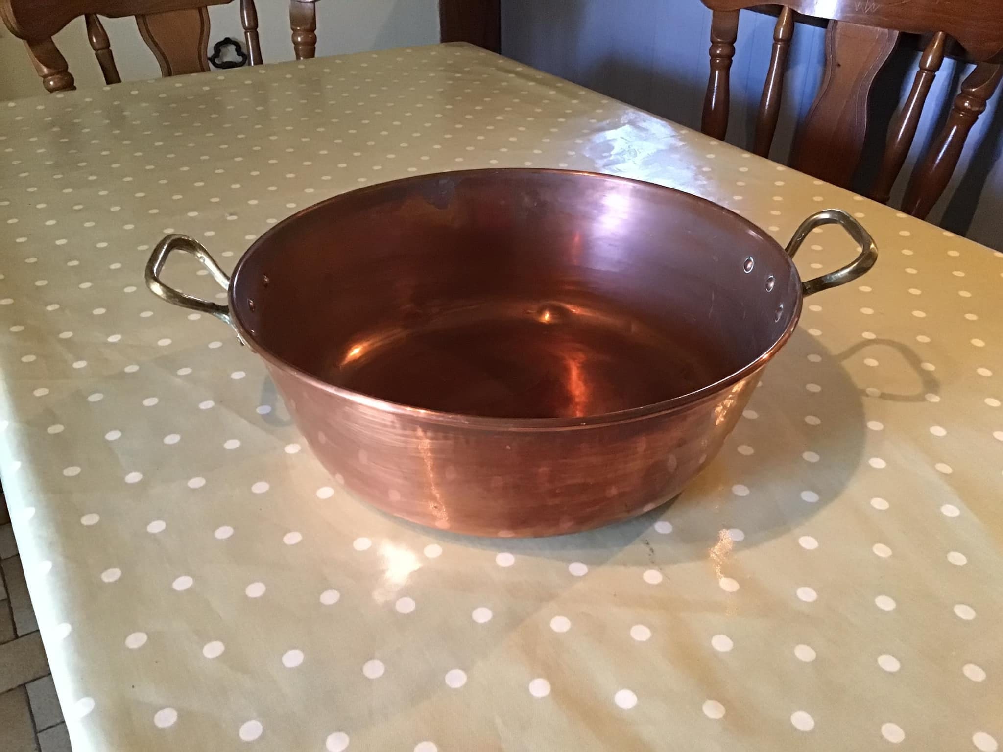 Jam Pan, Copper Jam Pan, Copper Kitchen Decor, Copper Pan, French ...