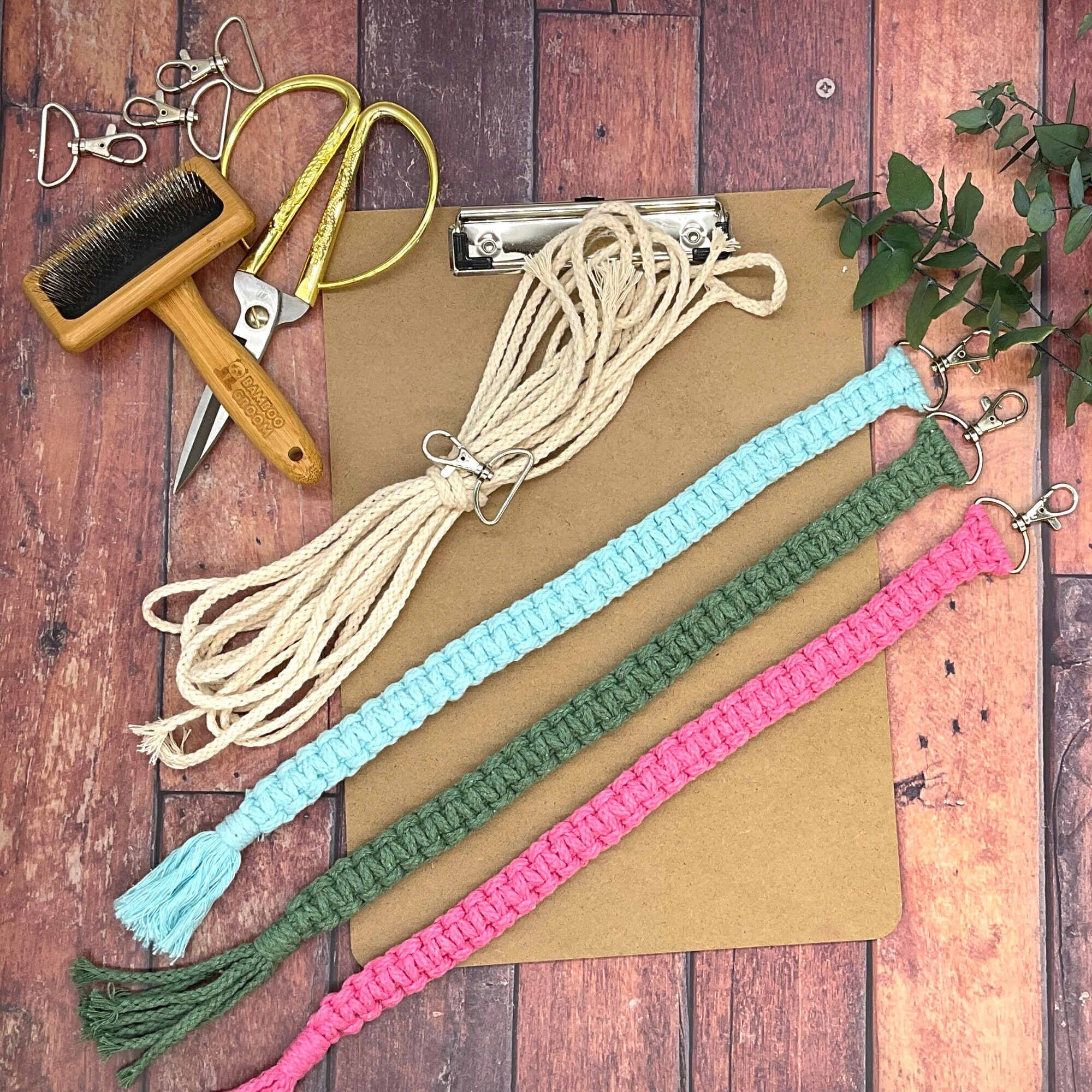 Bastelset Kinder Makramee DIY Set|3er Makramee Set Schlüsselanhänger ...