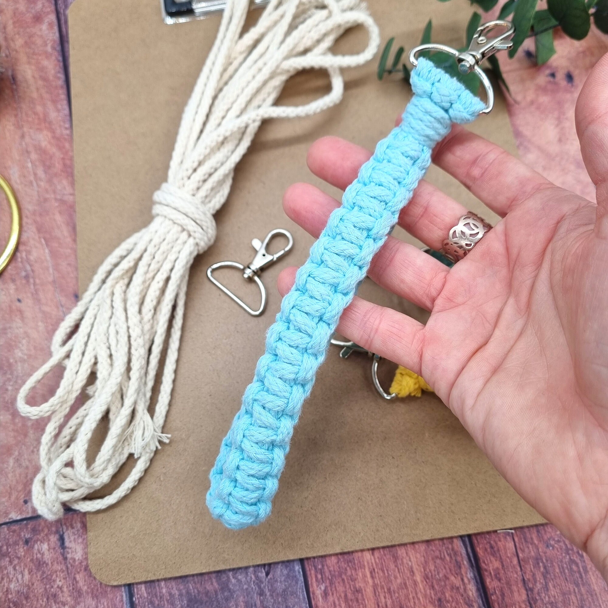 Bastelset Kinder Makramee DIY Set|3er Makramee Set Schlüsselanhänger ...