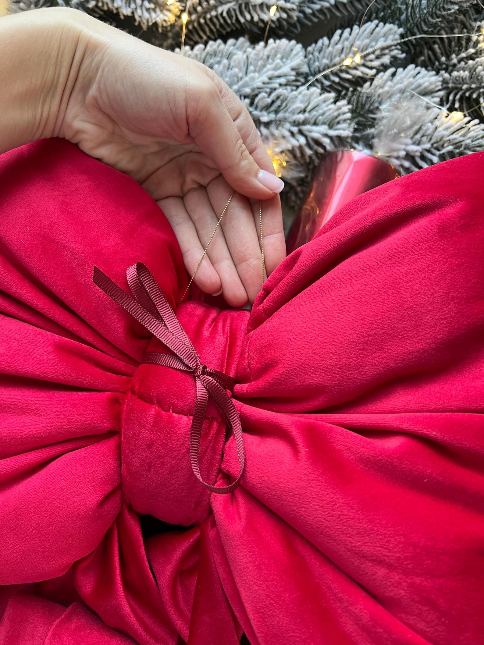 Velvet Christmas Bow – Large Tree Topper, Wedding Party & Holiday ...