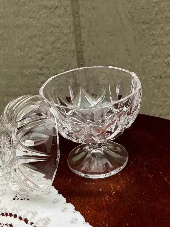 Vintage Pressed Glass Compote Candy Dish | Etsy