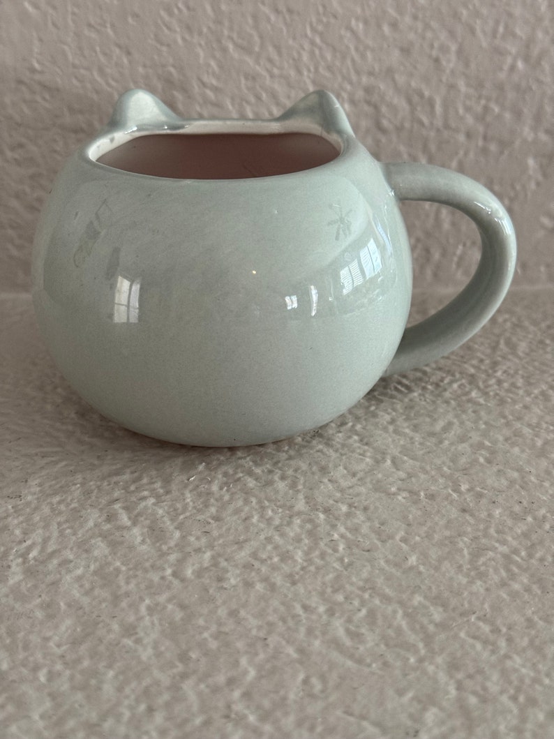 Adorable Cat Face Mug Trio - Etsy