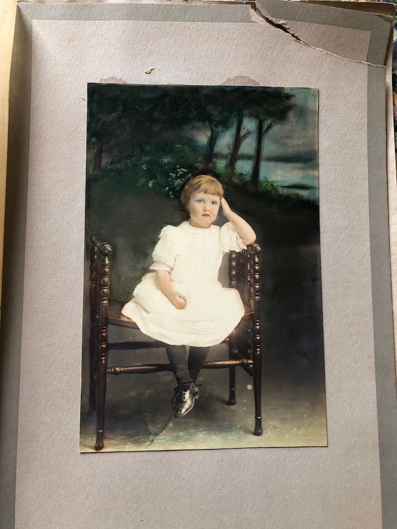 Vintage Lot Hand Tinted Photographs 1940s - Etsy