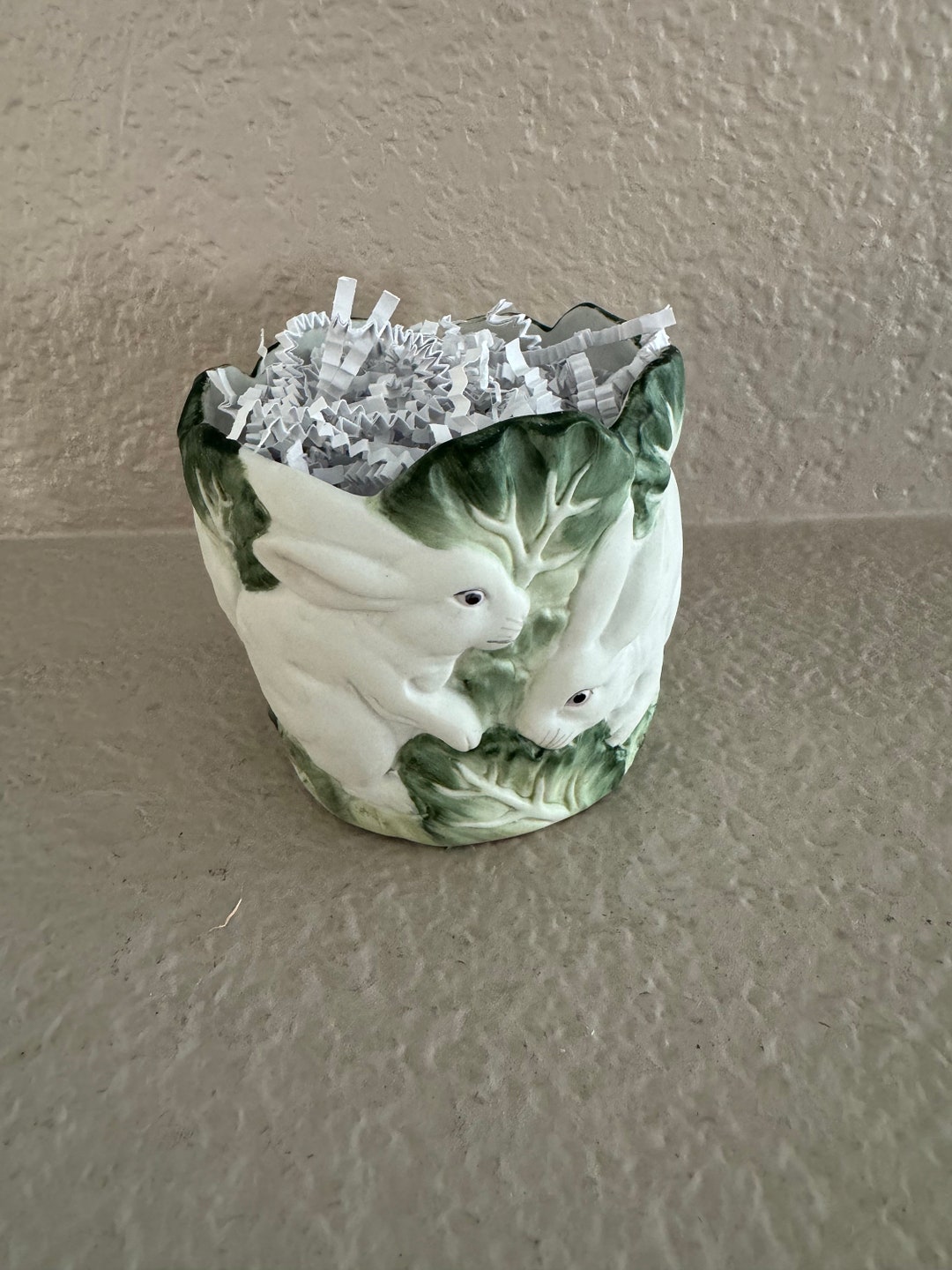 Vintage Jubilee Ceramic Rabbit Pot - Etsy