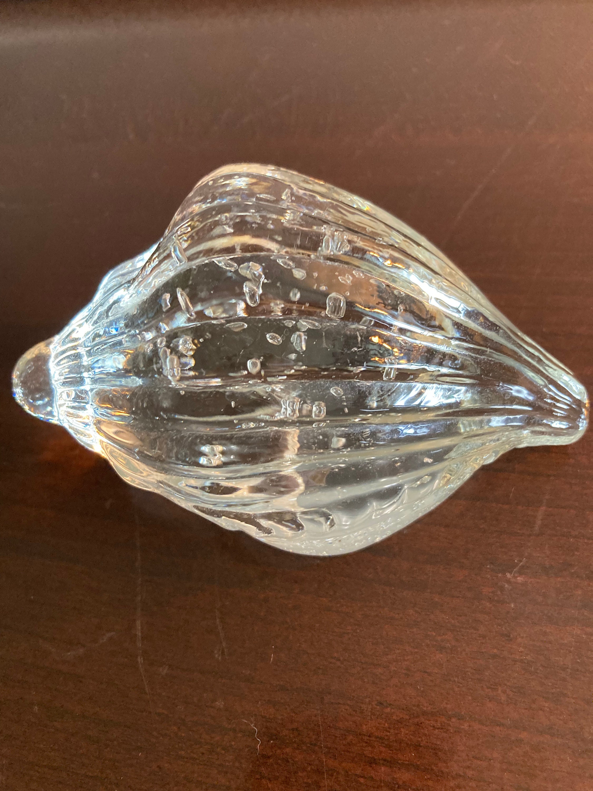 Art Glass Seashell Paperweight Home Decor Beach Art - Etsy
