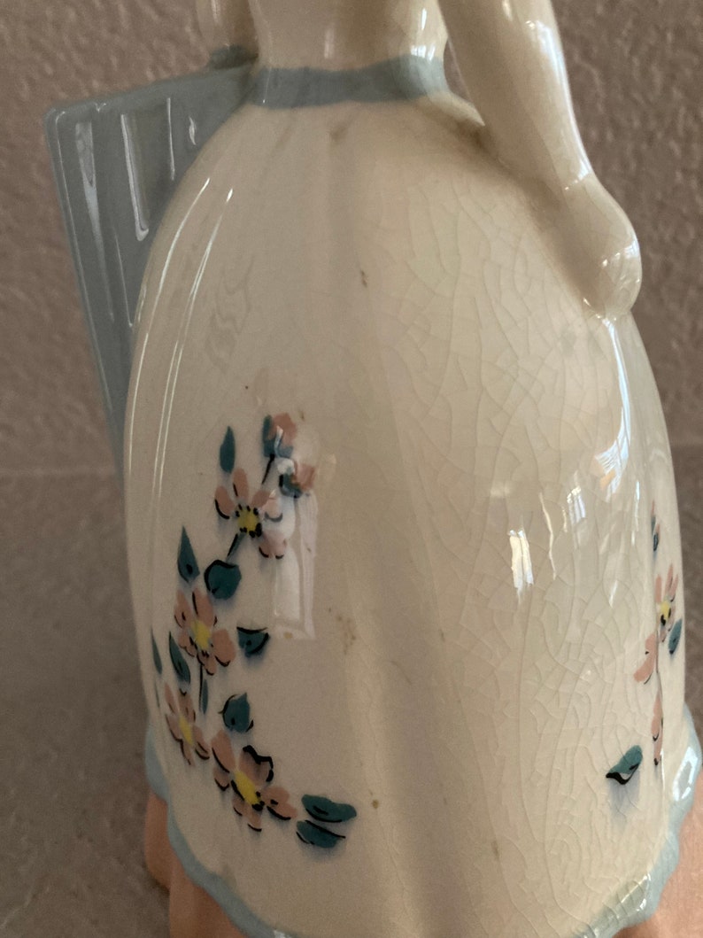 Vintage 1940s Weil Pottery Ware Ceramic Lady Planter - Etsy