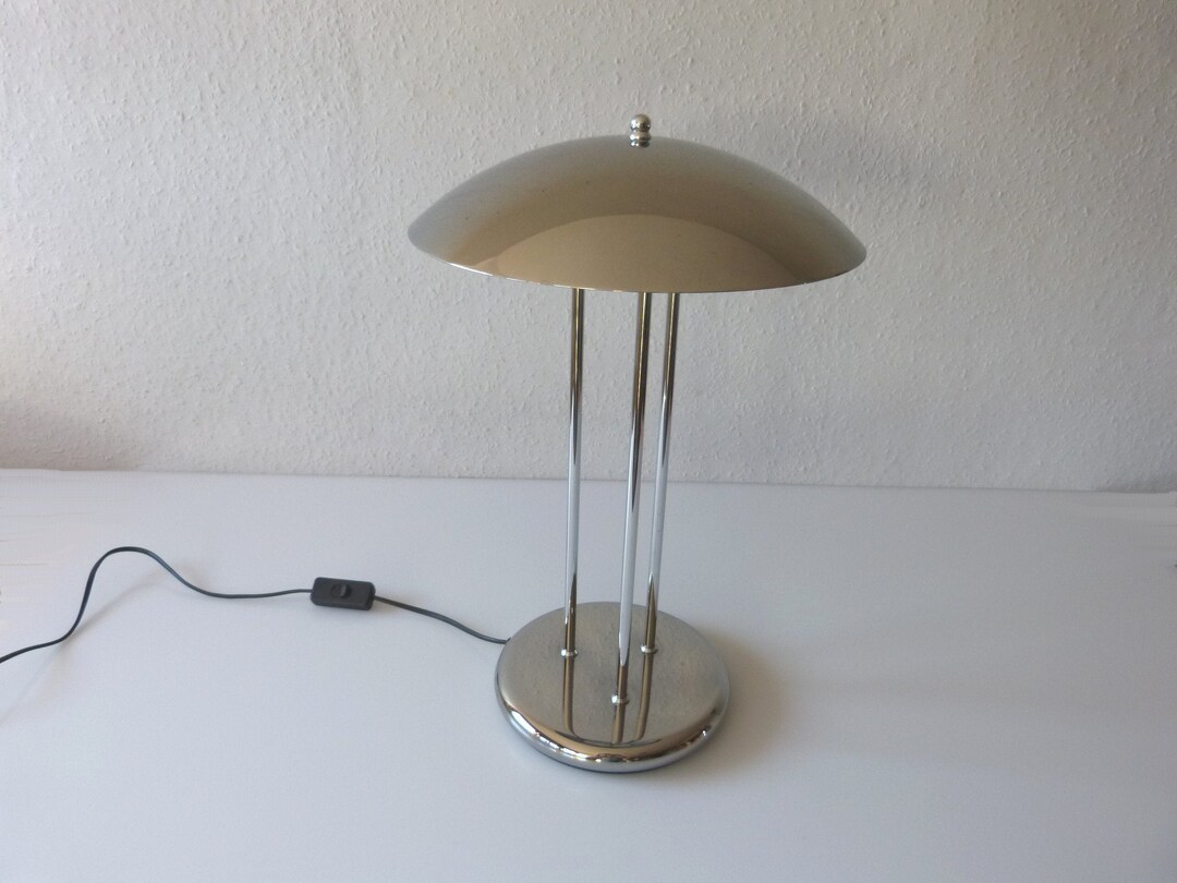 Shapely Stelae Lamp Made of Chrome - Etsy