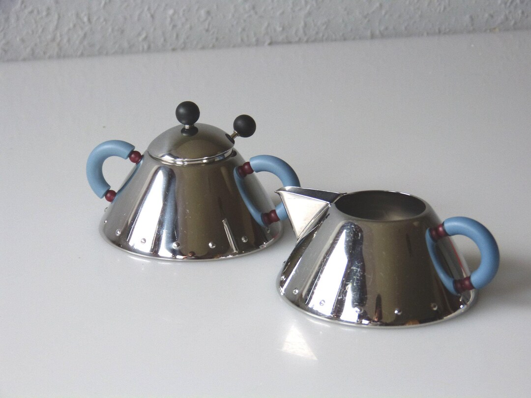 Azucarero y lechera de Alessi - Etsy España