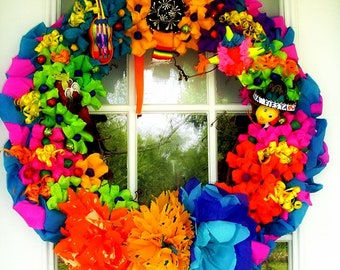 Mexican wreath | Etsy