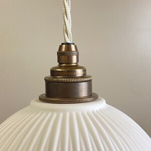 Prismatic Porcelain Pendant Light - Handmade Translucent Warm Ceramic ...