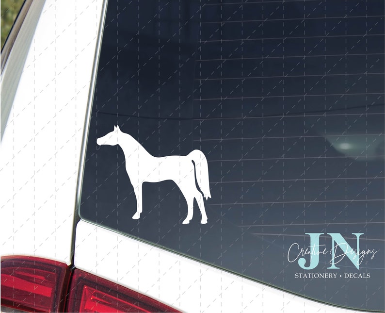 Arabian Halter Horse Decal Horse Decal Horseback Riding - Etsy