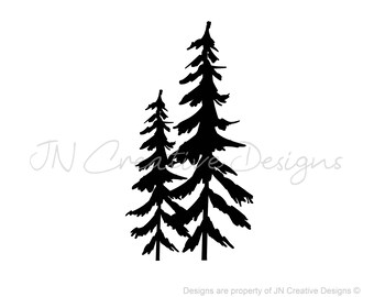 Vinyl Forest Decals - Etsy
