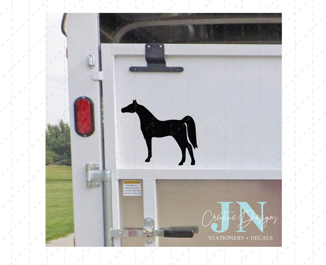 Arabian Halter Horse Decal Horse Decal Horseback Riding - Etsy