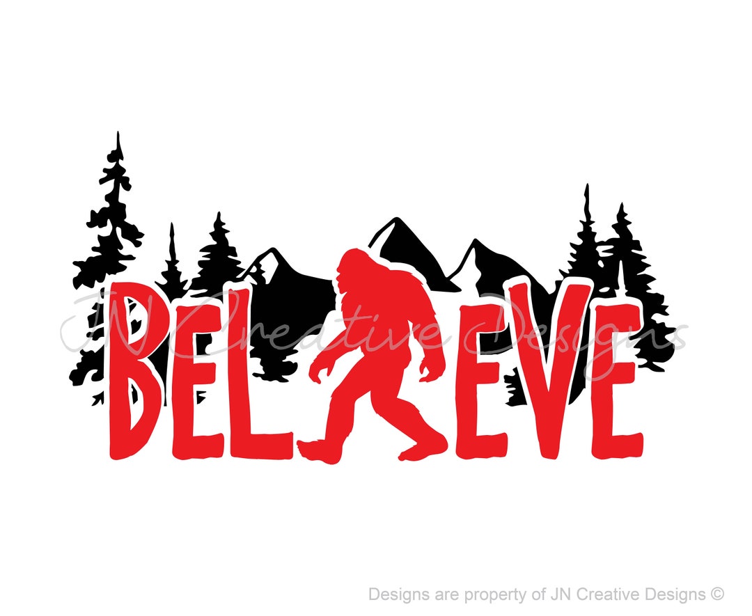 Sasquatch Believe Decal Sasquatch Car Decal Bigfoot Decal - Etsy