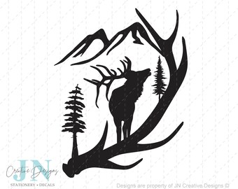 Elk Decal - Etsy