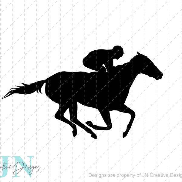 Horse Racing Decals - Etsy