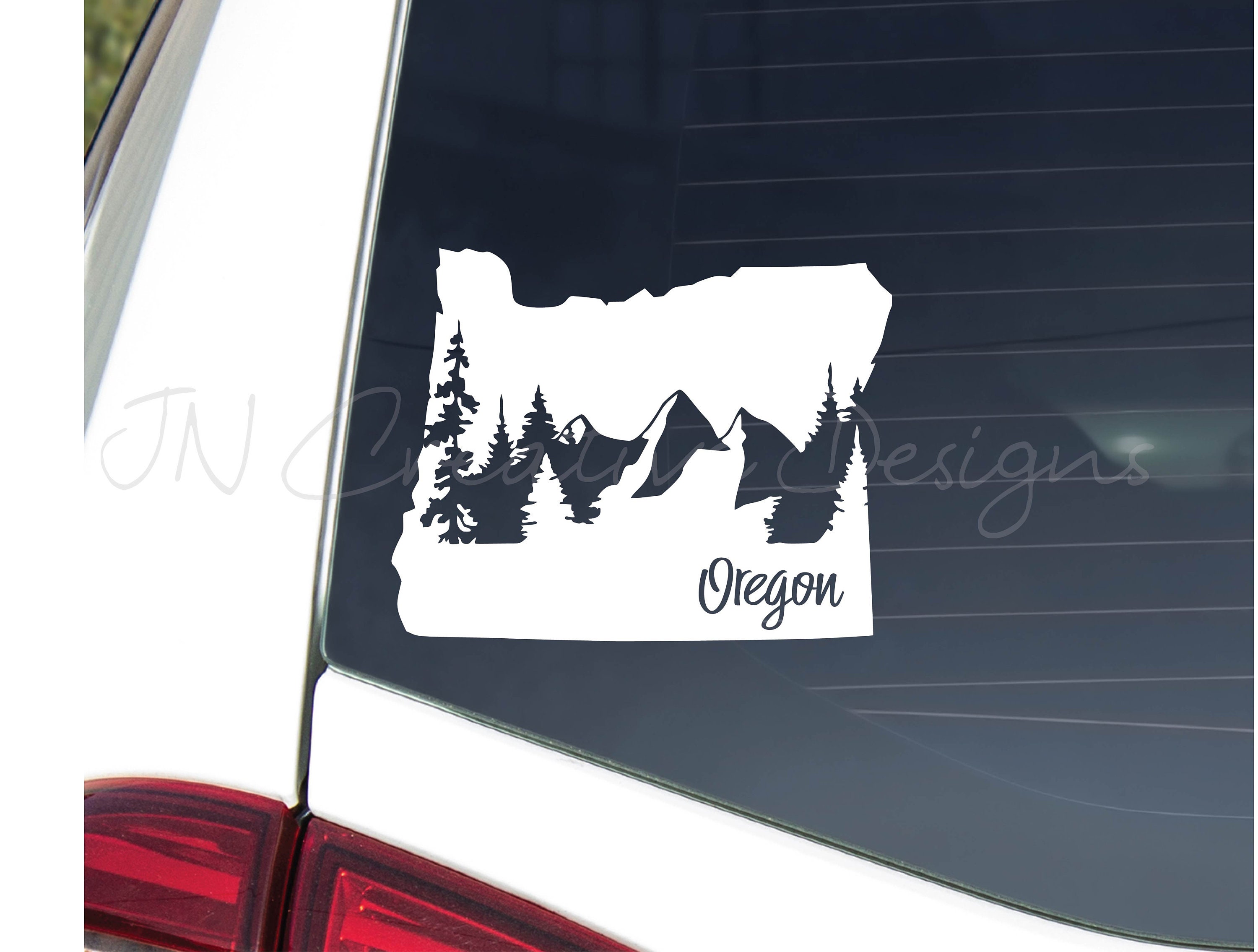 Oregon State Decal Pacific Northwest Decal Home State - Etsy