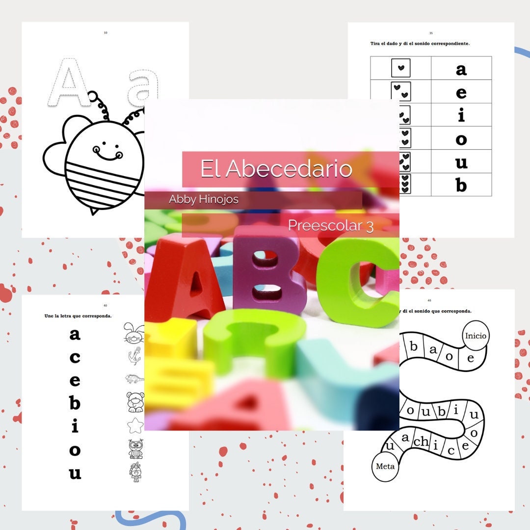 El Abecedario En Español Homeschool Worksheets Spanish Abc - Etsy