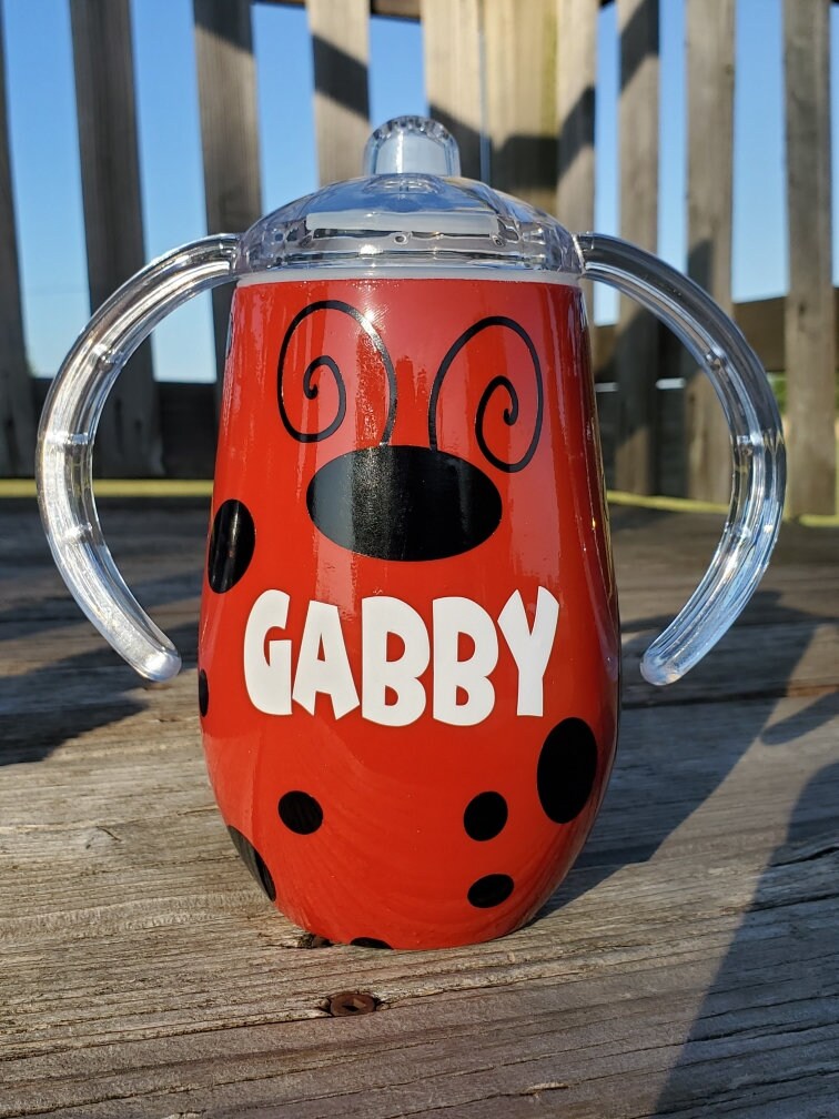 Ladybug Sippy Cup Ladybug Sippy Cup personalizado taza de - Etsy España